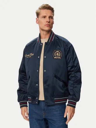 Tommy Jeans Bomberjacke Tjm Souvenir DM0DM23220 Dunkelblau Regular Fit