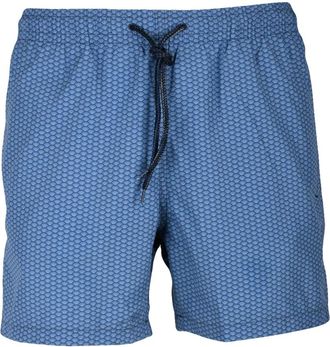 Drumohr Homme, Maillots de bain, Bleu, Taille: M Printed Swim Shorts