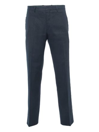 Joseph pantalon droit en crêpe (2024) - Bleu