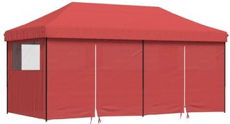 vidaXL Vidaxl - Tente de réception pliable escamotable avec 4 parois latérales