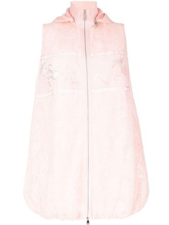 Shiatzy Chen veste brod&eacute;e de sequins &agrave; design sans manches - Rose