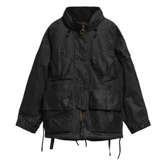 Barbour Ripstop Wachsjacke - - Jackets - Herren - Schwarzk - S