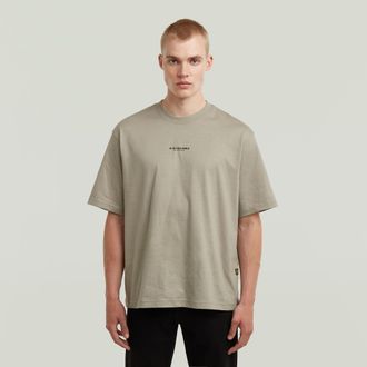 G-Star Center Chest Boxy T-Shirt - Beige - Herren