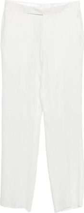 Lardini Homme, Pantalons, Blanc, Taille: XL Linen Pantalons