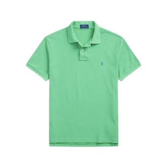 Polo Ralph Lauren Homme, Tops, Vert, Taille: S Polo en maille coupe slim sur mesure