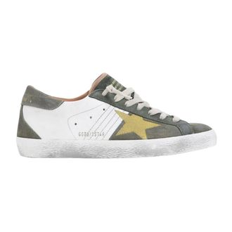 Golden Goose Super-Star Sneakers - - Shoes - Herren - Gr&uuml;n - 43 EU