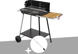 Somagic Barbecue charbon Florence + Kit tournebroche - Somagic