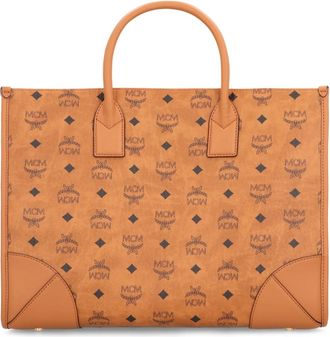 MCM Mcm, Femme, Sacs, Brun, Taille: ONE Size M&uuml;nchen Tote