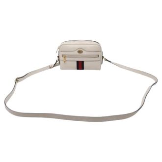 Gucci Pre-owned Ophidia Mini Umh&auml;ngetasche - - Pre-owned - Damen - Wei&szlig; - ONE SIZE