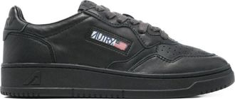 Autry Femme, Chaussures, Noir, Taille: 39 EU Baskets basses en cuir Medalist