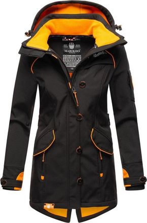 Marikoo Softshelljacke mit abnehmbarer Kapuze