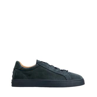 Tod's Blaue Wildleder-Sneakers mit Gummisohle - - Shoes - Herren - Blau - 43 EU