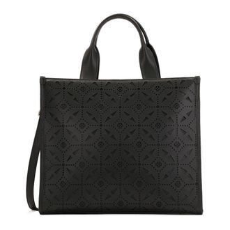 Kazar Gro&szlig;e Handtasche mit Lochmuster - - Bags - Damen - Schwarzk - ONE SIZE