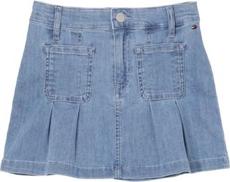 Tommy Hilfiger Minirock f&uuml;r M&auml;dchen, Denim (Blau)