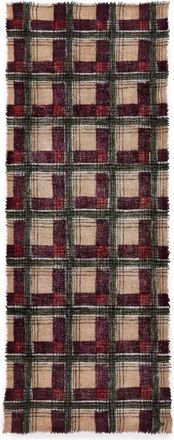 Faliero Sarti Homme, Accessoires, Multicolore, Taille: ONE Size Sciarpa in lana-cashmere fantasia check mod. Moro