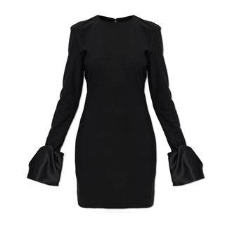 Rotate Langarm-Minikleid - - Dresses - Damen - Schwarzk - M