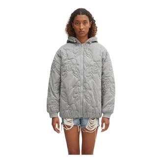 Fiorucci Kissing Angels Quilted - - Jackets - Damen - Grau - XS