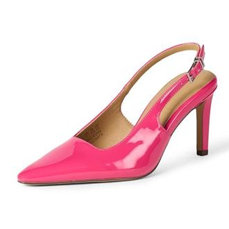 Amazon Essentials Talons Slingback Femme, Rose Incandescent Vernis, 42 EU