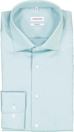 Seidensticker Seidensticker Herren Hemd gr&uuml;n Baumwolle