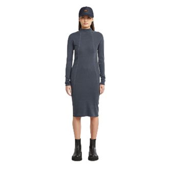 G-Star 8721136008785 Washed Slim Rib Dress wmn
