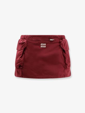 Miu Miu Cotton mini skirt - MIU MIU - gender_Woman