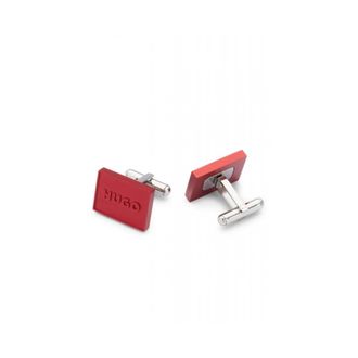 HUGO BOSS E-Color1 Manschettenkn&ouml;pfe - - Accessories - Herren - Rot - ONE SIZE