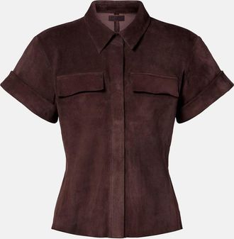 Stouls Hemd Miller aus Veloursleder