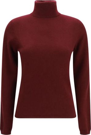Allude Kaschmir-Rollkragenpullover - - Knitwear - Damen - Rot - L