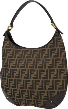 Fendi Pre-owned Sac bandouli&egrave;re Zucca - Femme - Pre-owned - Brun - Taille: ONE Size