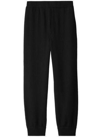 Burberry Jogginghose mit Tapered-Bein - Schwarz