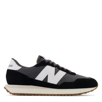 New Balance 237 Klassisch Sneaker f&uuml;r Damen, Wildleder (Schwarz/Wei&szlig;/Gummi Rosa)