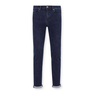 HUGO BOSS Pantalon Coton Stretch Coupe Ajust&eacute;e - Homme - Jeans - Bleu - Taille: W31 L34