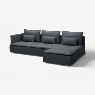 IKEA S&Ouml;DERHAMN 4er-Sofa mit R&eacute;camiere