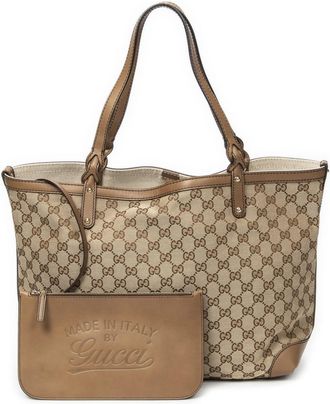 Gucci Crossbody Bags - Medium Craft Tote - Gr. unisize - in Beige - f&uuml;r Damen