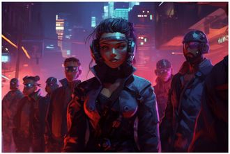 Wallario K&uuml;chenr&uuml;ckwand aus Glas 90 x 60 cm, Motiv: Nacht der Revolution&auml;re | Spritzschutz abwischbar & pflegeleicht