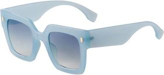 Generic Lunettes de soleil surdimensionnées pour homme et femme avec verres dégradés, c7, Taille unique