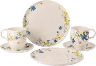 Rosenthal Brillance Fleurs des Alpes Set 6-tlg. mit Becher und Coupteller