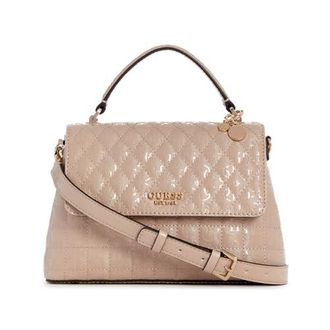 Guess Yarmilla Top Handle Flap Bag Taupe