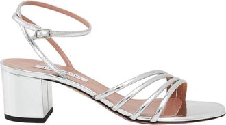 Aquazzura Femme, Chaussures, Gris, Taille: 39 1/2 EU Latour Sandal 50