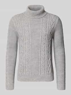 Superdry Rollkragenpullover mit Zopfmuster