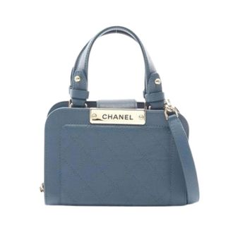 Chanel Pre-owned Matelasse Handbag - Femme - Pre-owned - Bleu - Taille: ONE Size
