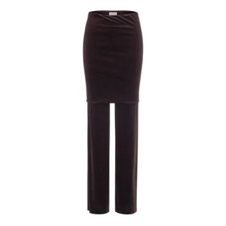 Andamane Straight Hosen - - Trousers - Damen - Braun - S