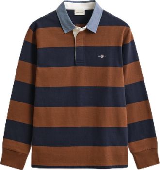 GANT REG Chambray Stripe Heavy Rugger