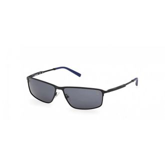 Timberland Lunettes de soleil rectangulaires en m&eacute;tal - unisex - Accessoires - Noir - Taille: 59 MM