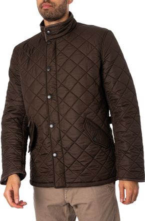 Barbour Powell Herren-Steppjacke MQU0281, Steppjacke, MQU0281OL51, Gr&uuml;n, MQU0281OL51 Large