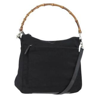 Gucci Pre-owned Nylon Handtasche - - Pre-owned - Damen - Schwarzk - ONE SIZE