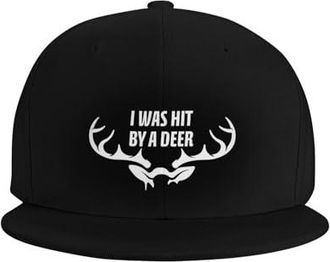Generic JAi &Eacute;t&eacute; Percut&eacute; par Un Cerf Homme Femme Chapeaux Pare-Soleil Mode Strapback Cap S&eacute;chage Rapide Casquette De Baseball pour Adulte Camping Golf