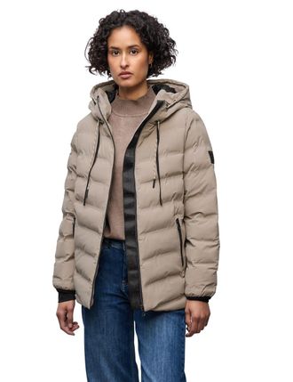 Street One Damen 2005469 Jacke mit geklebten Nähten, Smooth Champagne, 36