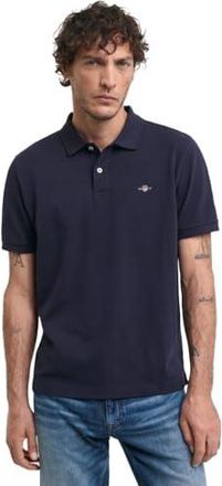 GANT REG EMB Archive Shield Polo, Evening Blue, XL Homme