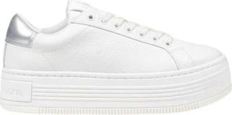 Calvin Klein Jeans Femme, Chaussures, Gris, Taille: 38 EU Baskets Cuir Collection Femme Printemps/&Eacute;t&eacute;